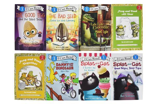 Read With Favorite Characters 8 Book Set (I Can Read, Levels 1 and 2 ...
