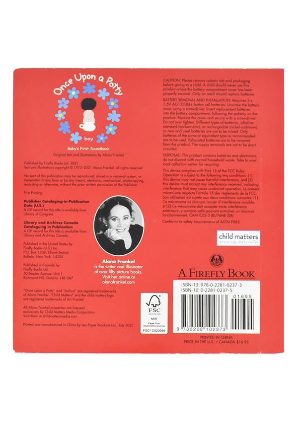 Boy: Once Upon a Potty Baby's First Soundbook by Alona Frankel - Book ...