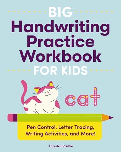 Big Handwriting Practice Workbook for Kids: Pen Control, Letter Tracing ...