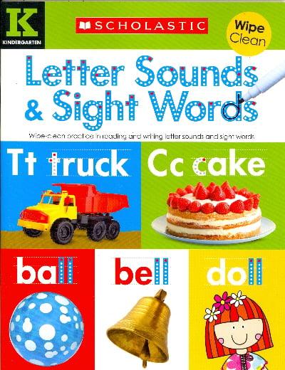 Letter Sounds & Sight Words Wipe Clean Workbook (Kindergarten) by ...