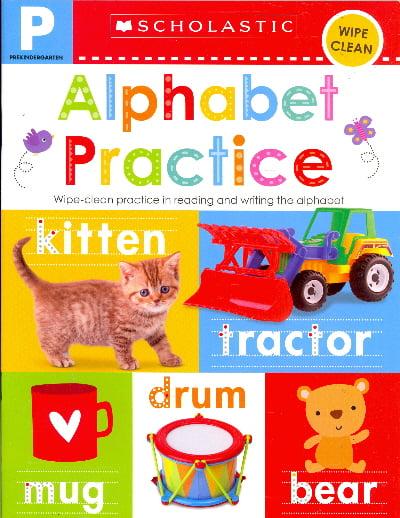 Alphabet Practice (Scholastic Wipe Clean Workbook, Grade Pre-K) by Scholastic - Book Outlet